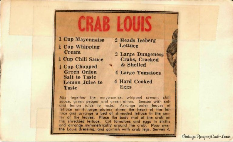 Crab Louis - vintage.recipes