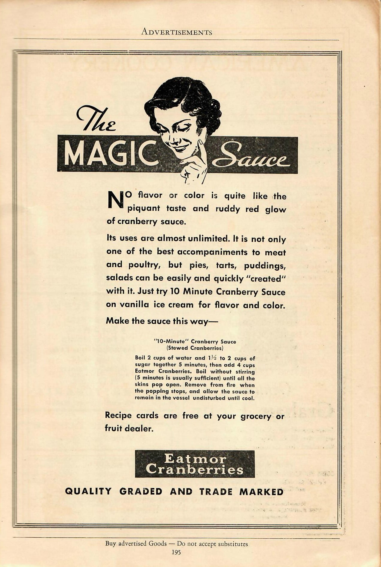 Stewed Cranberries - vintage.recipes