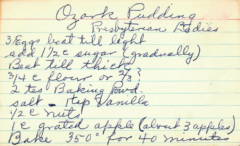 Ozark Pudding - vintage.recipes