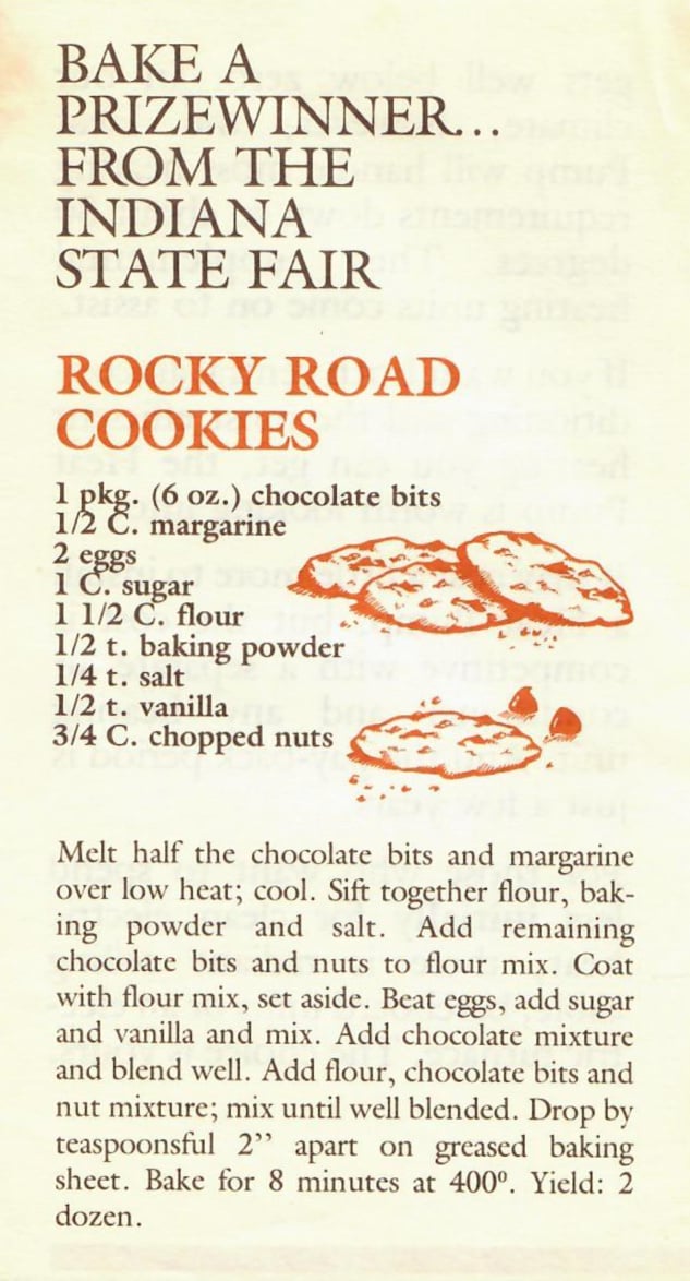 Rocky Road Cookies – Indiana State Fair Winner - vintage.recipes