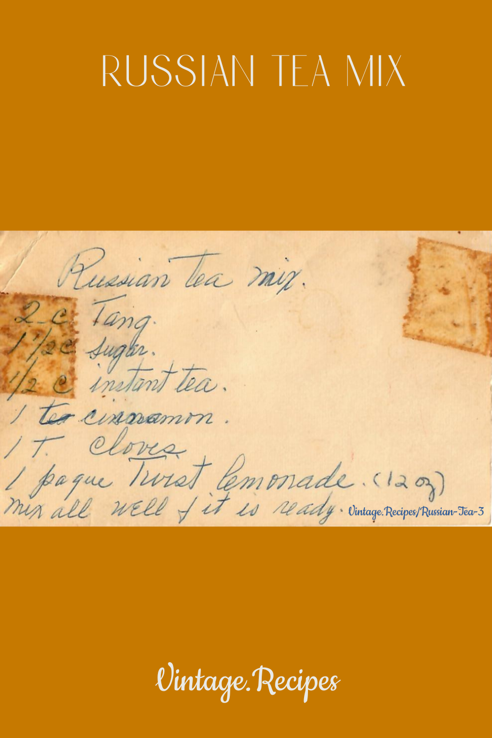 Russian Tea Mix - vintage.recipes