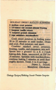 Holiday Sweet Potato Surprise - vintage.recipes