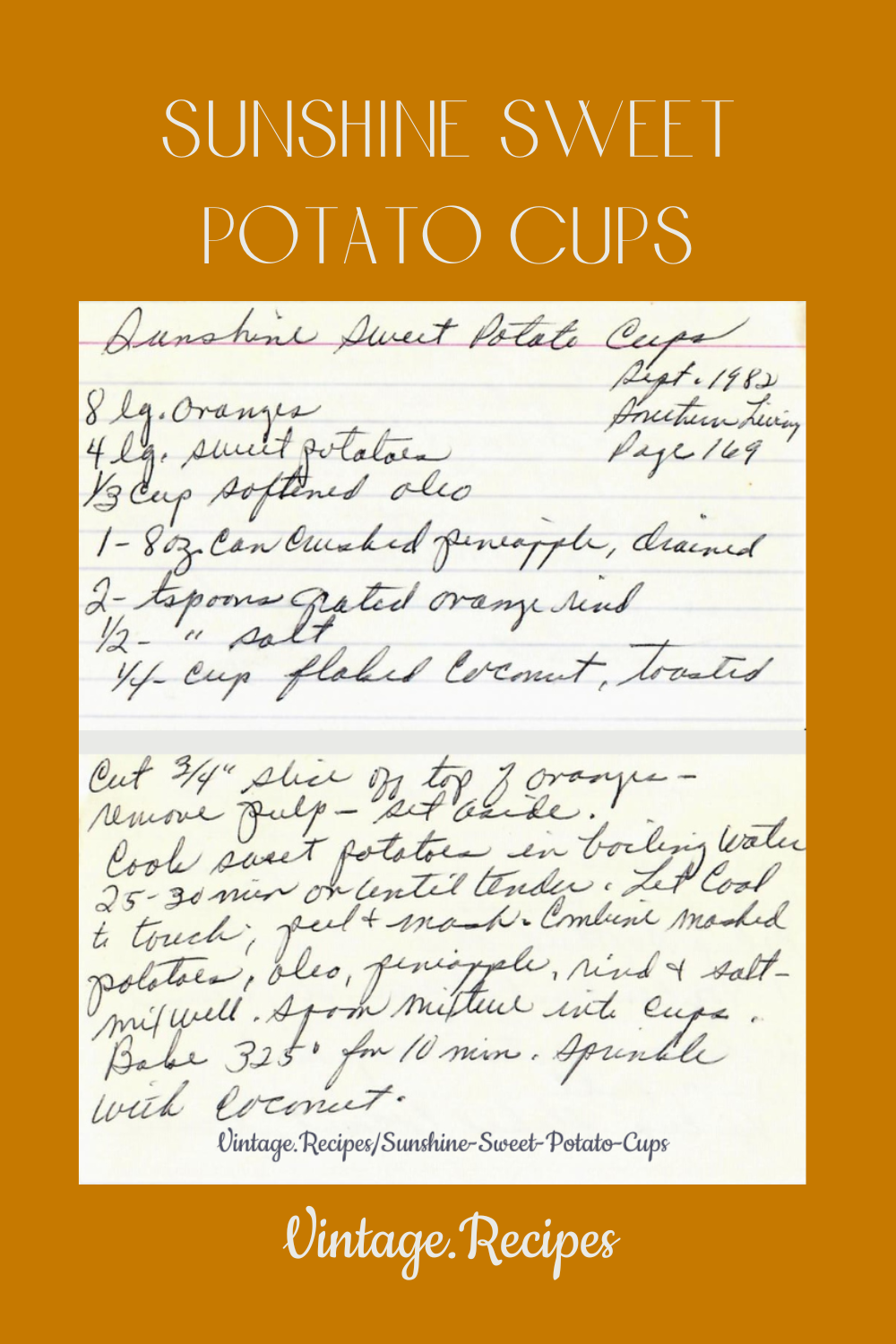 Sunshine Sweet Potato Cups - vintage.recipes
