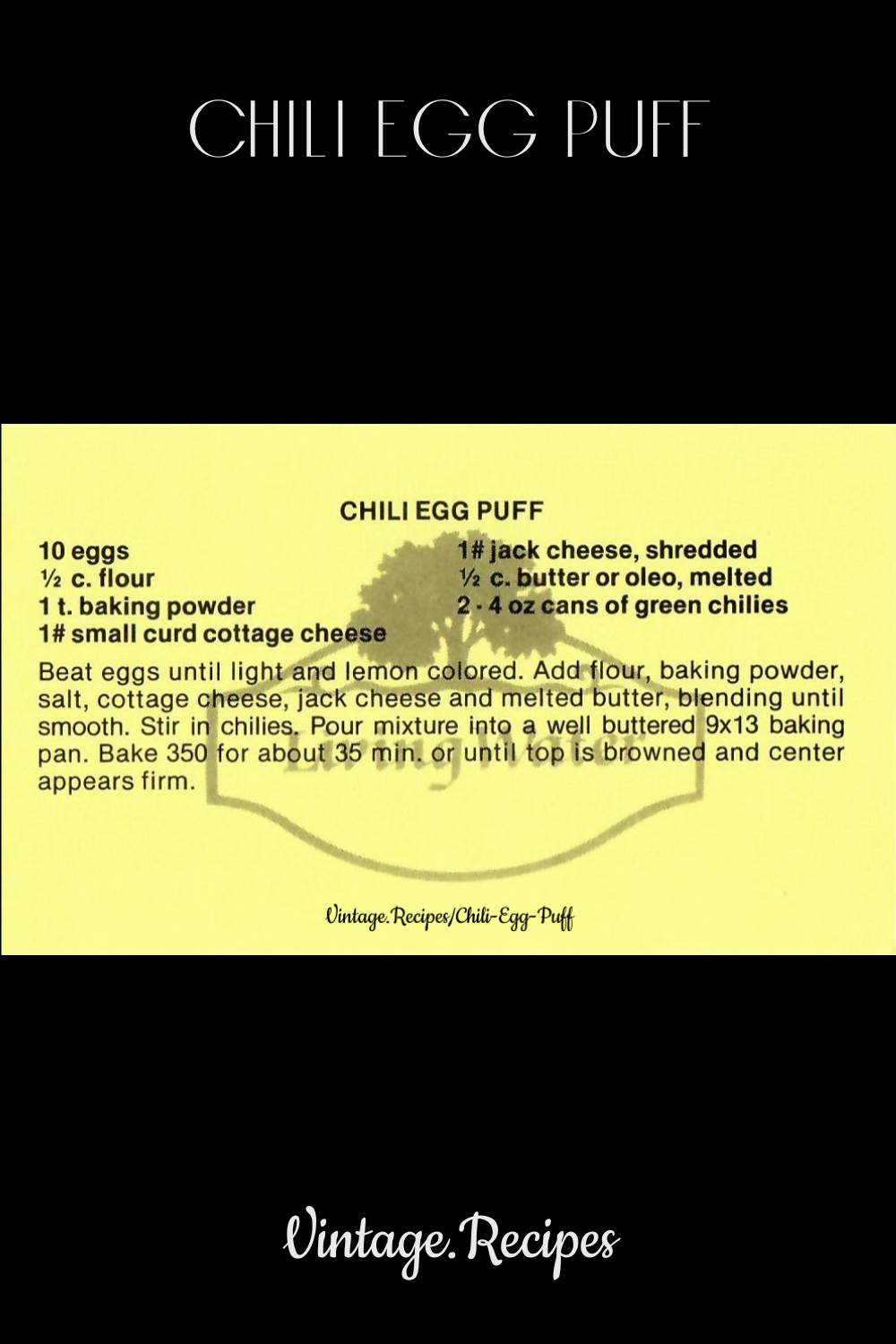 Chili Egg Puff - vintage.recipes